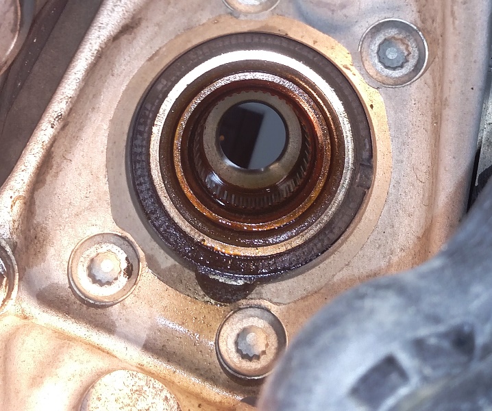 Rusty front bearing